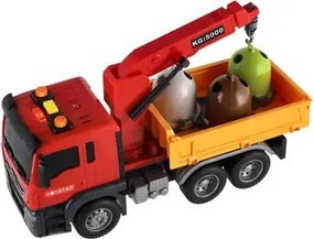TEDDIES Auto technických služeb 27 cm / Plast / Na setrvačník / Světlo