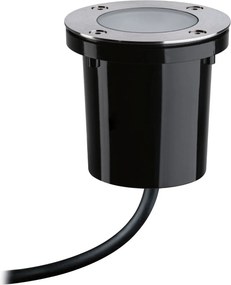 P 94588 Plug & Shine LED zemní svítidlo Smart Home Zigbee zlaté světlo spot neláká hmyz IP65 CCT 4,6W černá/ocel - PAULMANN