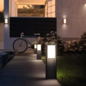 PH 16473/93/P0 Hue White venkovní sloupkové svítidlo Philips Turaco 16473/93/P0 antracitové, 2700K, 40cm - PHILIPS HUE (915003761502)