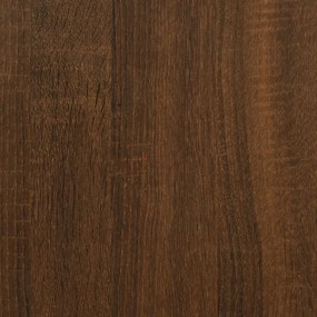 Šatní skříň hnědý dub 80 x 40 x 110 cm kompozitní dřevo - Default Title