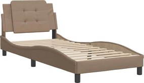 Rám postele bez matrace Zadar cappuccino 80 x 200 cm umělá kůže 3208146