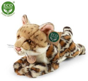 Plyšový ocelot ležící 25 cm ECO-FRIENDLY