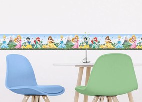 Dětská samolepící bordura na zeď Disney Princezny | 5 m x 13.8 cm | DWBD8072