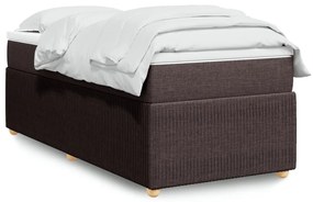 Box spring postel s matrací černá 120x200 cm textil
