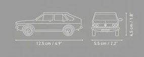 COBI 24644 Volkswagen Passat B1 zelená / Stavebnice / 1:35 / 107 dílků
