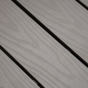 Závěsný balkónový stůl Aretto 60 cm šedý