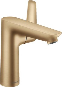 Hansgrohe Talis E, páková umyvadlová baterie 150 s odtokovou soupravou s táhlem, kartáčovaná bronzová, 71754140