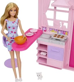 MATTEL Domek s panenkou Barbie / od 3 let