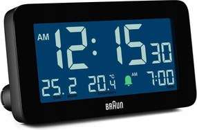 Budík Braun BC10B Alarm Automatické Podsvícení Teploty