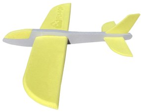 Pěnové nerozbitné letadlo - hračka pro děti Limitovaná edice: modro-žluté