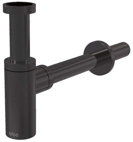 Alca - Designový sifon, matný kartáčovaný gun metal A400-GM-B
