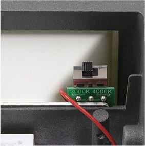 LA 1005155 SITRA L WL UP/DOWN venkovní LED nástěnné přisazené svítidlo antracit CCT switch 3000/4000 K - BIG WHITE (SLV)