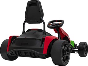 Ramiz Dětská motokára na baterie Fast 3 Drift červená + funkce driftu + motory 2x150W + LED rádio + pásy