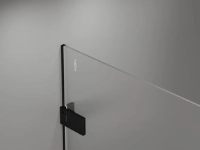 Mexen Lunar-F skládací sprchové dveře pravé 100 cm, transparentní, černé - 836-100-000-70-00-P