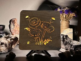 Li-Go "Králíček" lampa 19x19 cm provedení povrchu: dub