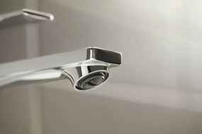 Hansgrohe Rebris E, vysoká páková baterie 240 CoolStart pro umyvadlovou mísu bez odtokové soupravy, chromová, 72583000