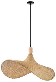 Immax 08289L - Lustr na lanku SOMBRERO 1xE27/40W/230V pr. 70 cm ratan