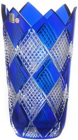 Váza Colombine II, barva modrá, výška 255 mm