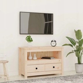 Tv skříňka, 79 x 35 x 52 cm, masivní borovicové dřevo
