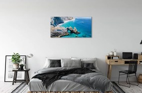 Obrazy na plátně Řecko Beach břehu moře 120x60 cm