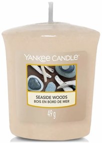 Yankee Candle – votivní svíčka Seaside Woods (Přímořské dřeva), 49 g