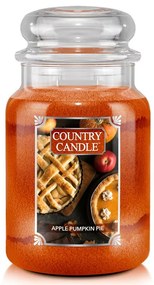 Country Candle Vonná Svíčka Apple Pumpkin Pie (sójový vosk), 652 g