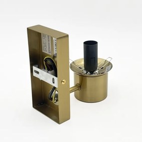 Nástěnná lampa SFERIO 1xE14/5W/230V mosaz/kouřová béžová