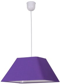 CLX Závěsný lustr na lanku RAFFAELLO, fialový 31-03294
