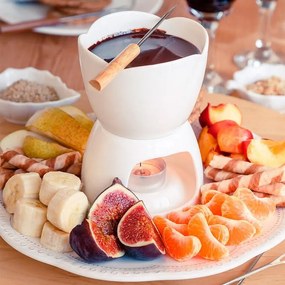 Kolekce na fondue Bianca, sada 6 dílů