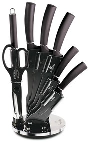BERLINGERHAUS Sada nožů ve stojanu s nepřilnavým povrchem 8 ks Carbon PRO Line BH-2685