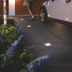 Nájezdové LED svítidlo Philips Crust teplá bílá 2700K 17356/47/P0