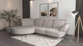 XXXLutz ROHOVÁ SEDAČKA, textil, barvy stříbra Sit & More - Sedací soupravy - 000144013236
