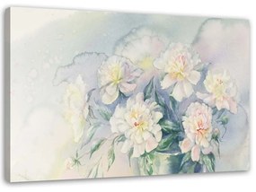 Gario Obraz na plátně Kytice bílých květů Rozměry: 60 x 40 cm