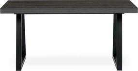 Jídelní stůl rozkládací 160- HT-R5624 GREY, lamino, šedý dub (160 x 90) cm