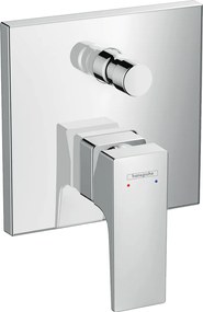 Hansgrohe Metropol, vanová baterie pod omítku s bezpečnostní kombinací, chromová, 32546000