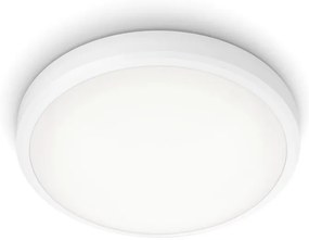 Philips doris cl257 led koupelnové stropní svítidlo 1x17w | 1700lm | 4000k | ip44 - ochrana eyecomfort, bílá