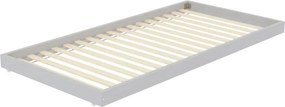 Benlemi Dřevěná výsuvná přistýlka SLEEP pod postel na kolečkách Zvolte barvu: Světle šedá, Zvolte rozměr: 90x170 cm (pod postel 90x180 cm), Zvolte typ: Pro postel FENCE