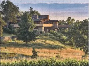 GALISON Oboustranné puzzle Frank Lloyd Wright: Taliesin a Taliesin Wes