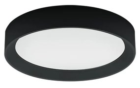 Linea Light 8335 Tara_R, černé stropní svítidlo, 21W LED 3000K, prům.30cm