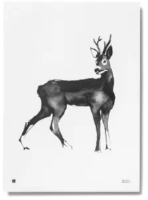 Plakát Deer 30x40 cm Teemu Järvi Illustrations