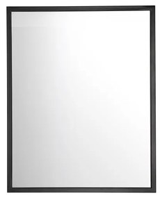 MAXIVA Koupelnové zrcadlo - BROOKLYN 840, 60 x 75 cm, matná černá