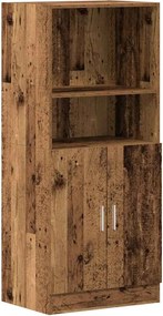 Sada 2 kusů kuchyňských skříněk old wood kompozitní dřevo 3324149