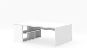 Designový konferenční stolek Balius 90 cm bílý
