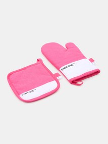 Sinsay - Kuchyňská rukavice a chňapka Pantone - fuchsiová