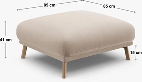 Taburet v terakotové barvě Naomi – Micadoni
