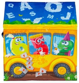 Barevný dětský domeček na hraní autobus