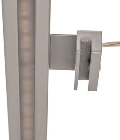 LED zrcadlové světlo Espelho 60 cm hliník 3 000 K