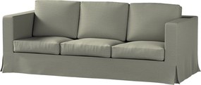 Potah na pohovku IKEA Karlanda 3-místná nerozkládací, dlouhý barva šedá látka pletený vzor