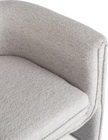 Designové křeslo Gala šedé