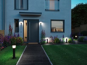 P 94740 LED venkovní nástěnné svítidlo Bako IP44 110x140mm max. 20W 230V antracit hliník - PAULMANN